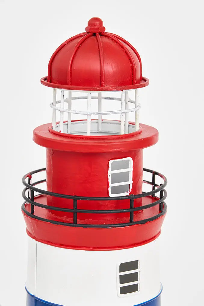 31cm Metal LED Lighthouse: Elegant Lighting | batela1991