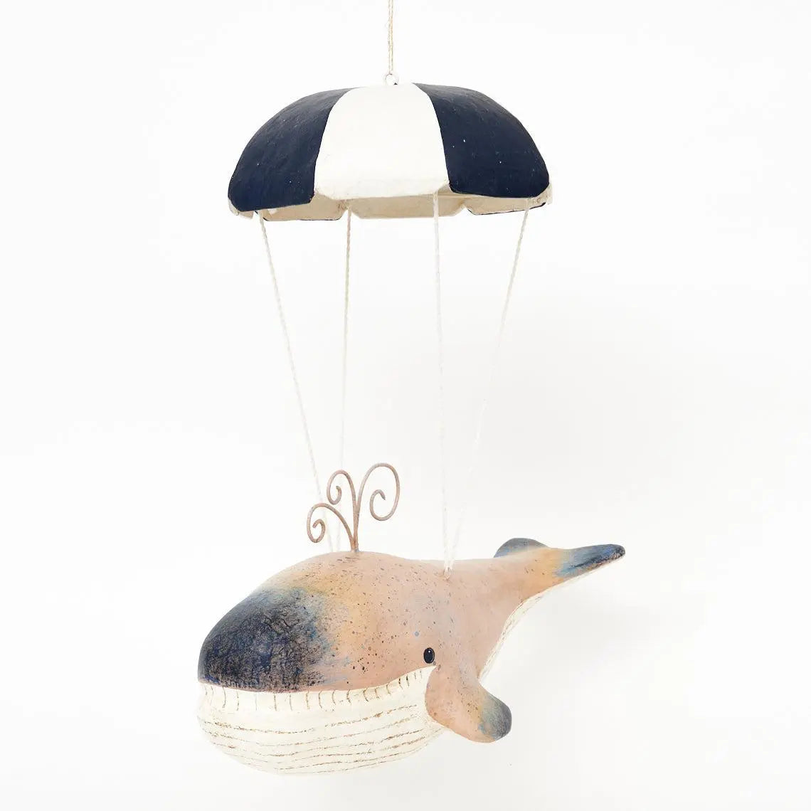 Hanging papier-mâché bather. 'Parachute' - D7174 - Batela | batela1991