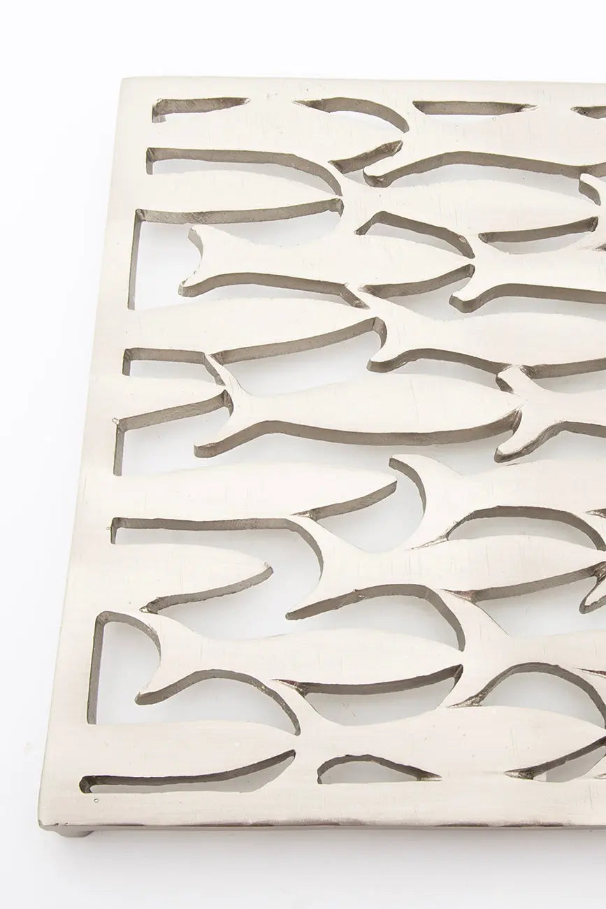 Metal fish bench trivet. Nautical decor. | batela1991